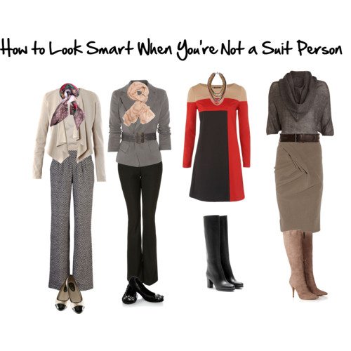 How to Look Smart at Work When You're Not a Suit Person - Inside Out Style