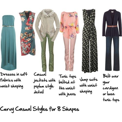 Casual Looks for the Curvy Body - Inside Out Style