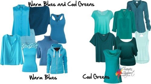 How to Identify Warm Blues and Cool Greens